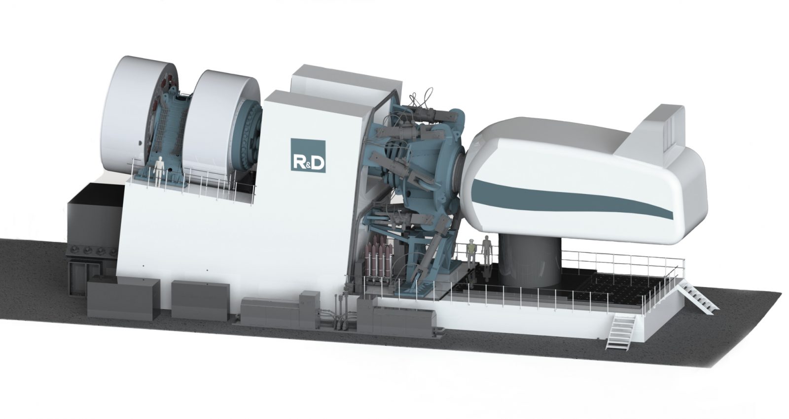 Installation of one of the world's largest test benches - R&D Test Systems