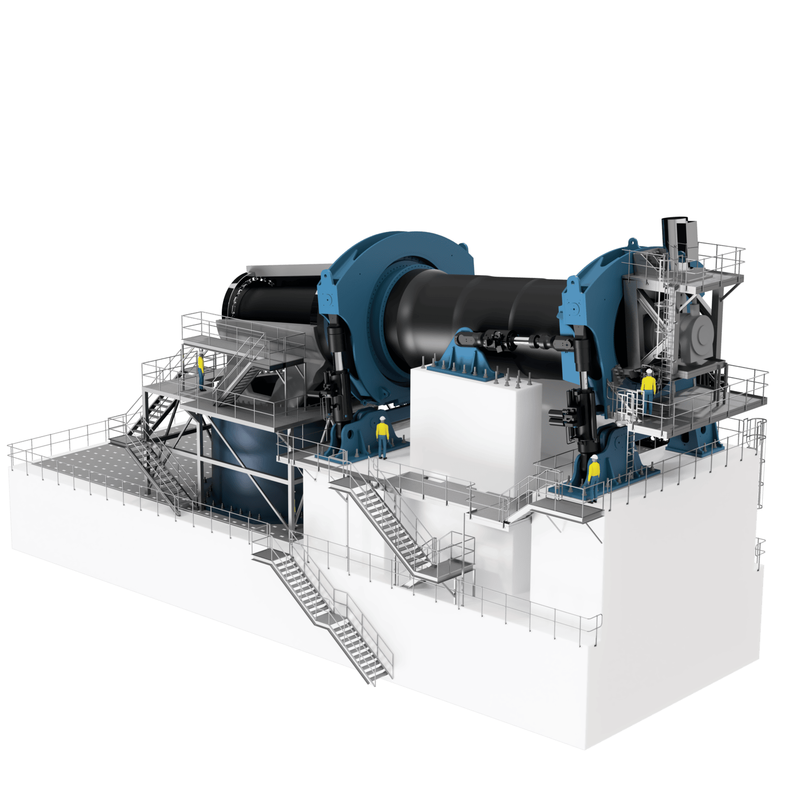 R&D Test Systems completes foundation for new test bench: Main bearings ...